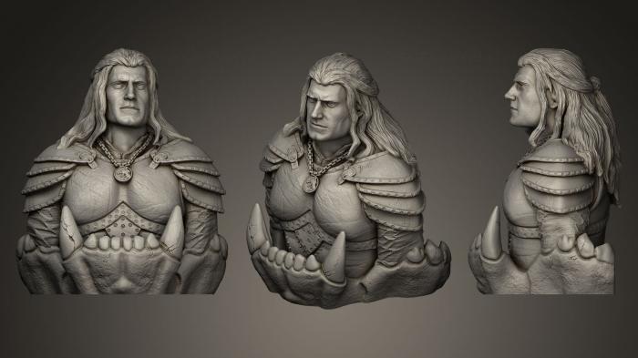 Busts and bas-reliefs of famous people - BUSTC_0108 - 3D model for CNC machine